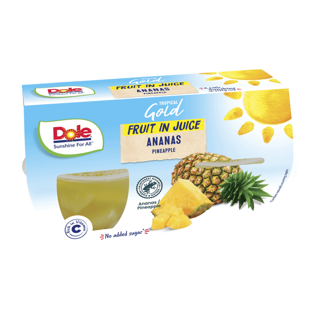 Dole Tropical Gold Ananas hedelmäkupit - Lejos